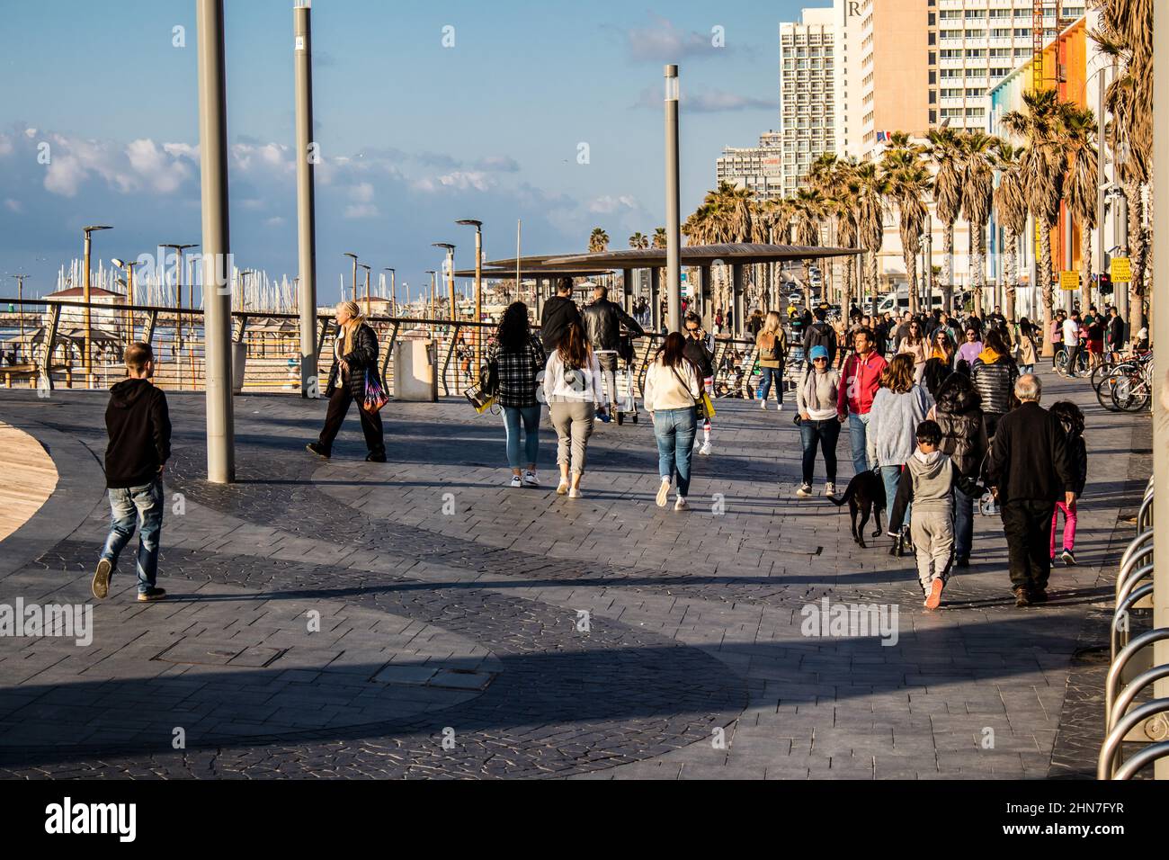 Promenade tayelet hi-res stock photography and images - Alamy
