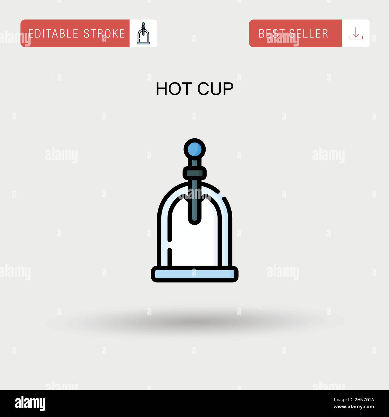 Vector red mug hot Stock Vector Images - Alamy