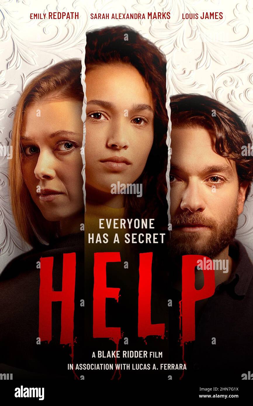 HELP, poster, from left: Sarah Alexandra Marks, Emily Redpath, Louis ...