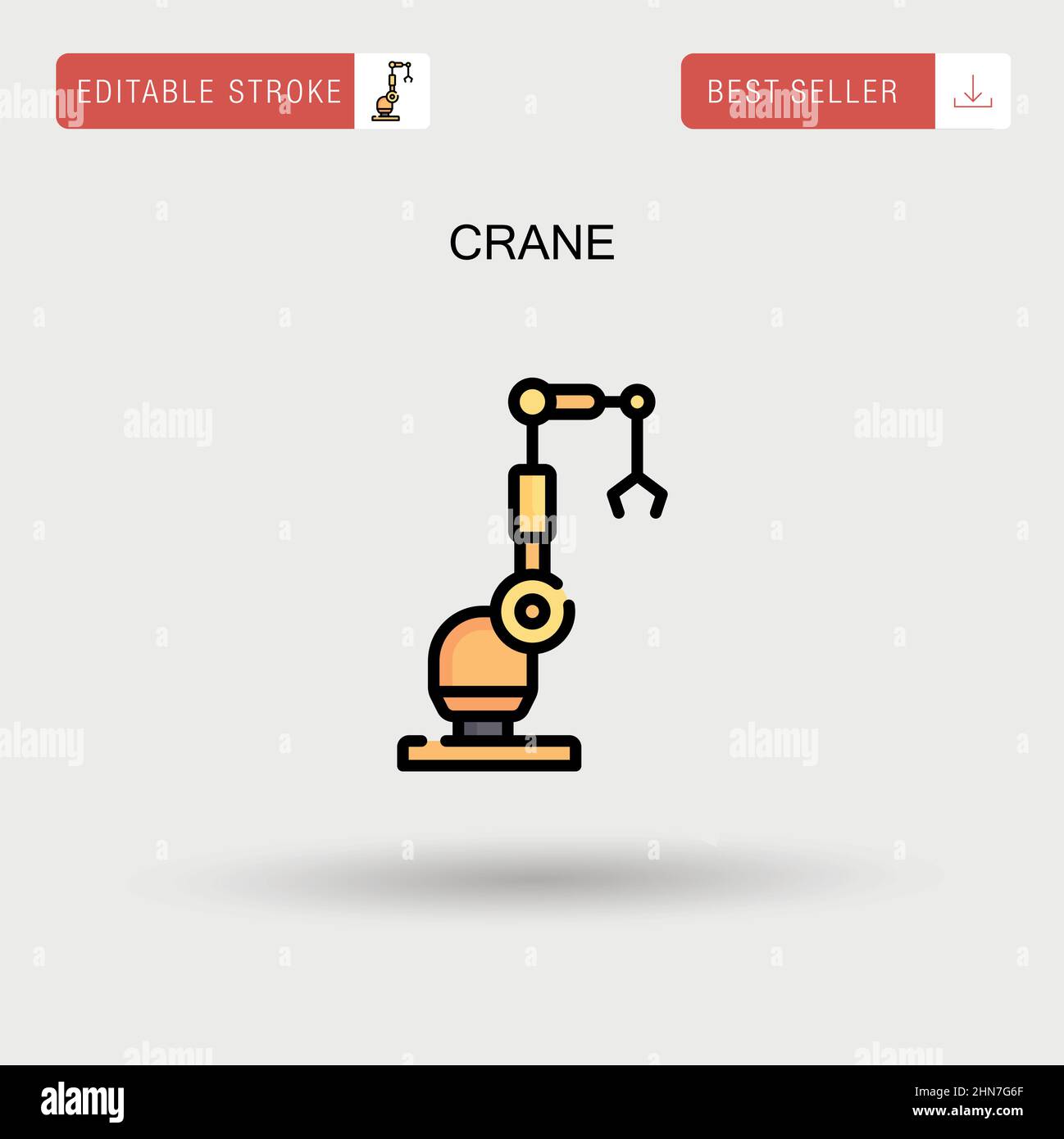 Construction business crane Stock Vector Images - Alamy