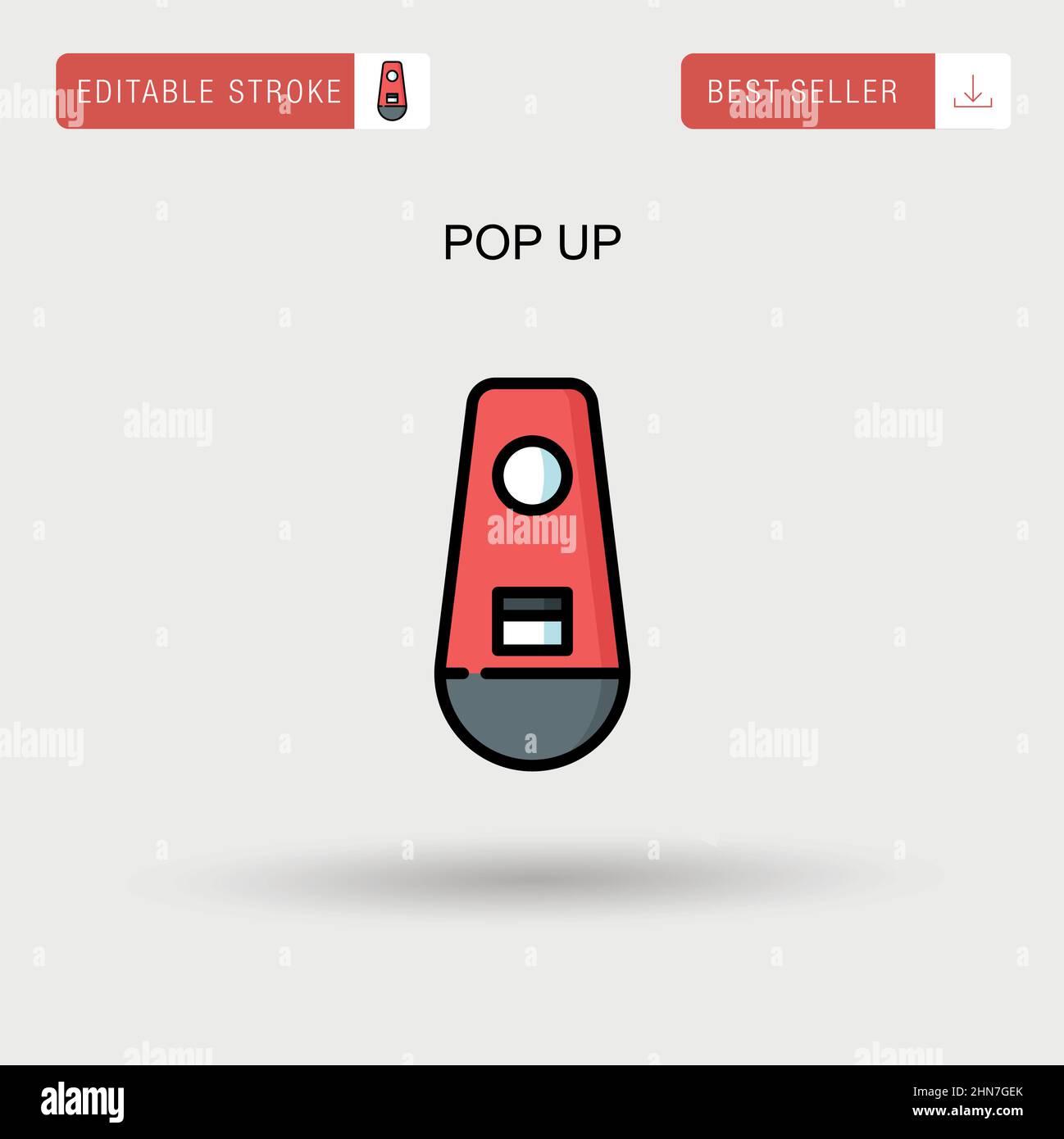 Pop up display isolated Stock Vector Images - Alamy