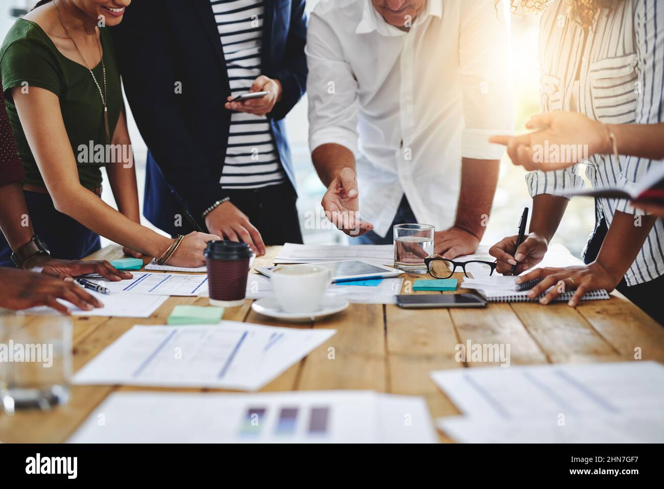 We apply creativity to get the job done. Shot of a group of ...