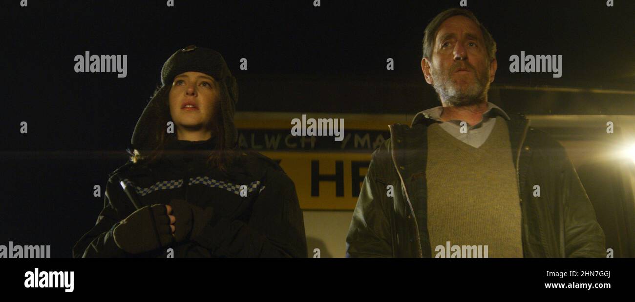 TOLLBOOTH, (aka THE TOLL), from left: Annes Elwy, Michael Smiley, 2021 ...