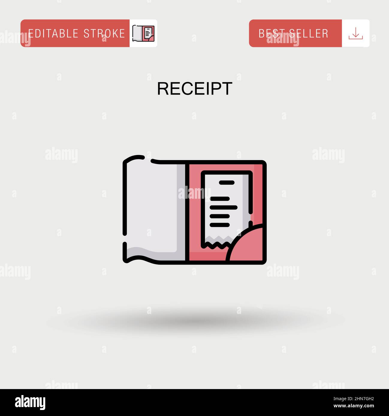 Cash receipt template hi-res stock photography and images - Alamy
