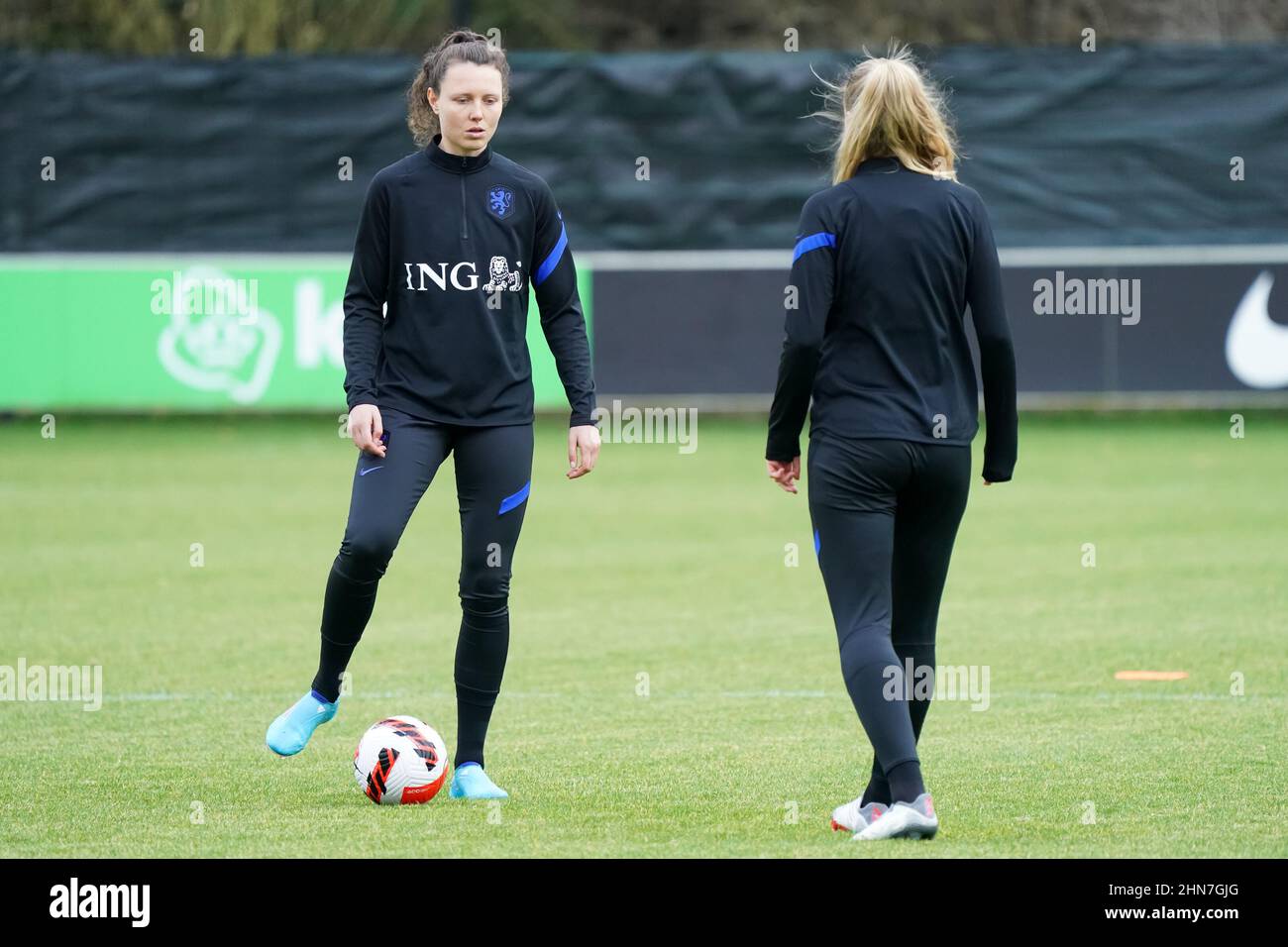 ZEIST, NETHERLANDS - FEBRUARY 14: Fenna Kalma of the Netherlands during ...