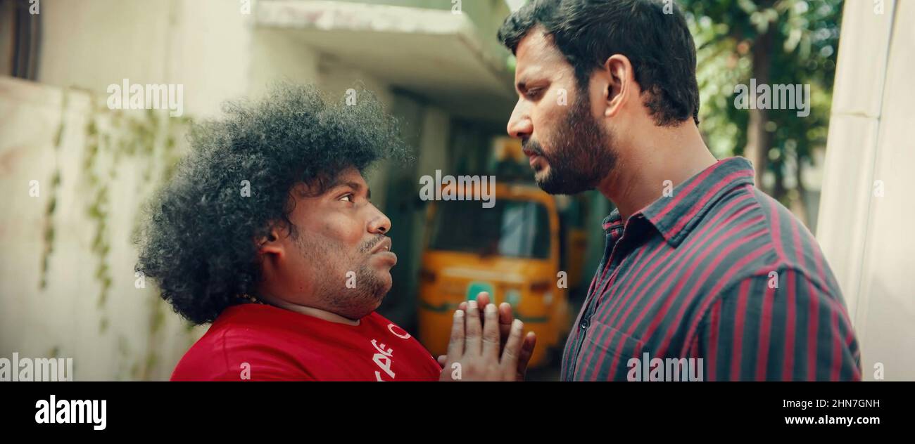 VEERAME VAAGAI SOODUM, from left: Yogi Babu, Vishal, 2022. © Vishal ...