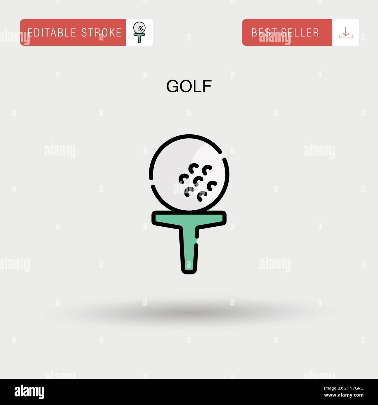 Green grass golf course Stock Vector Images - Alamy