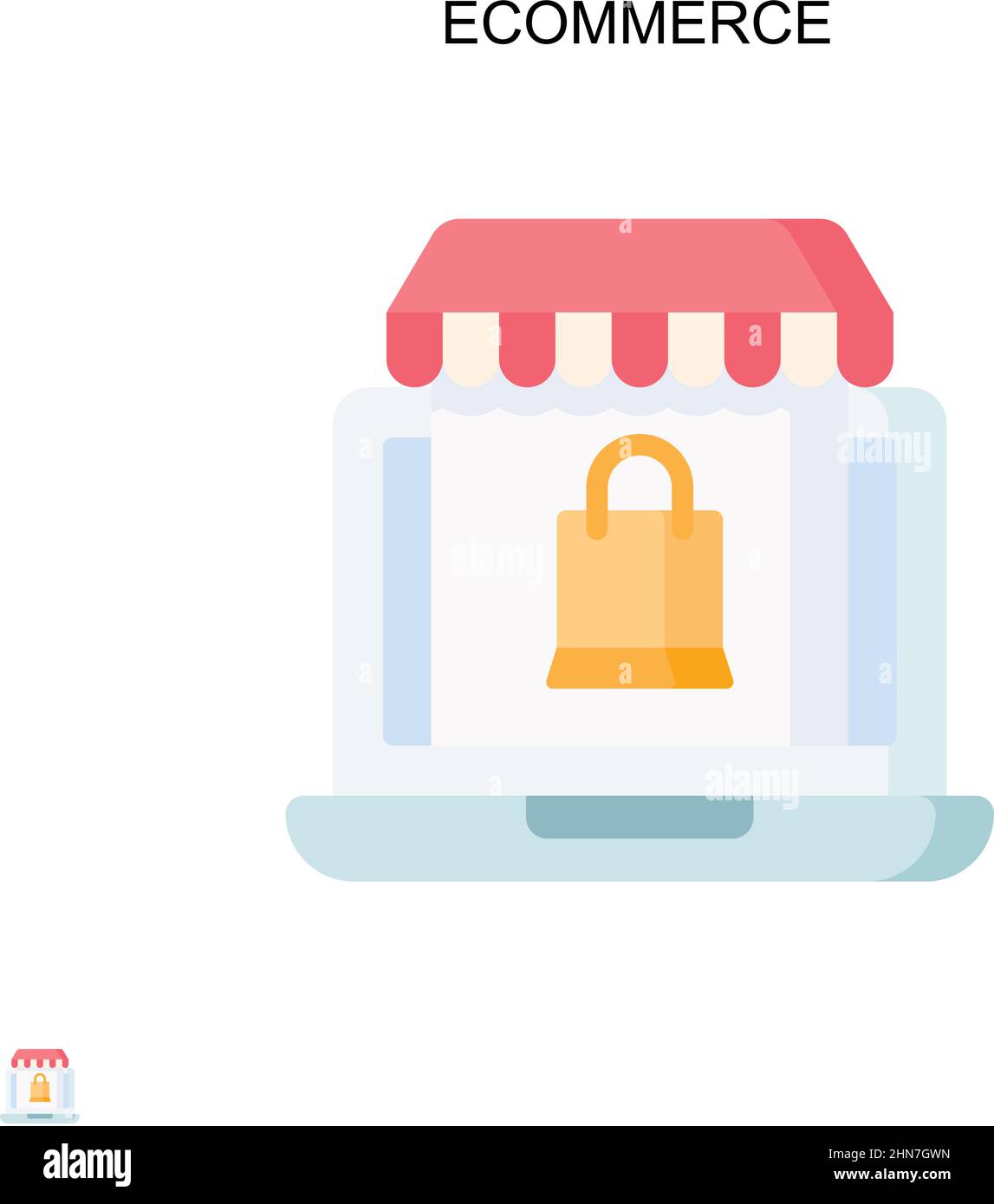 Ecommerce Simple Vector Icon Illustration Symbol Design Template For Web Mobile Ui Element