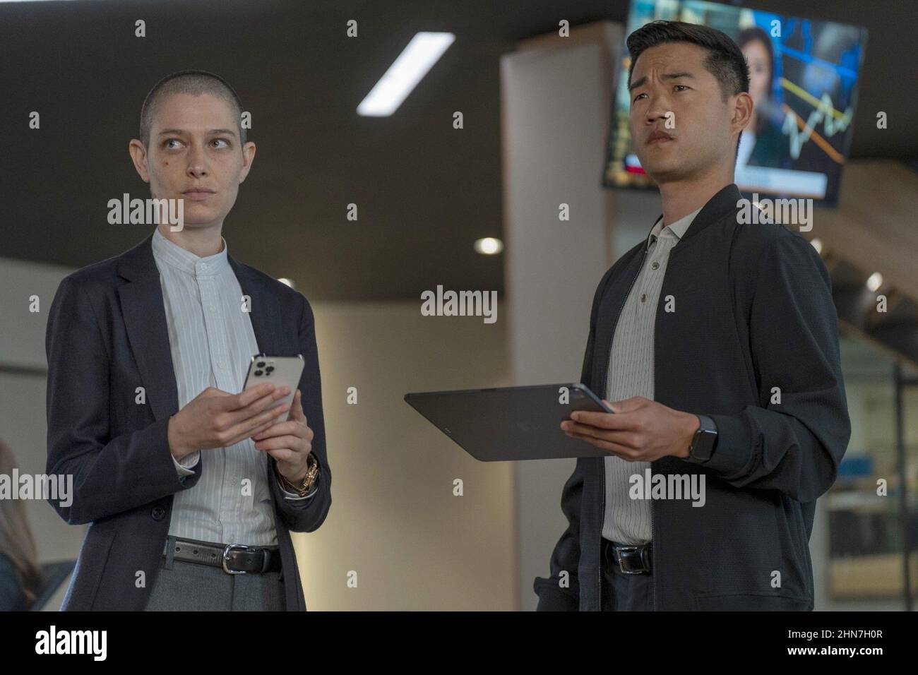 BILLIONS, from left: Daniel K. Isaac, Asia Kate Dillon, STD', (Season 6 ...