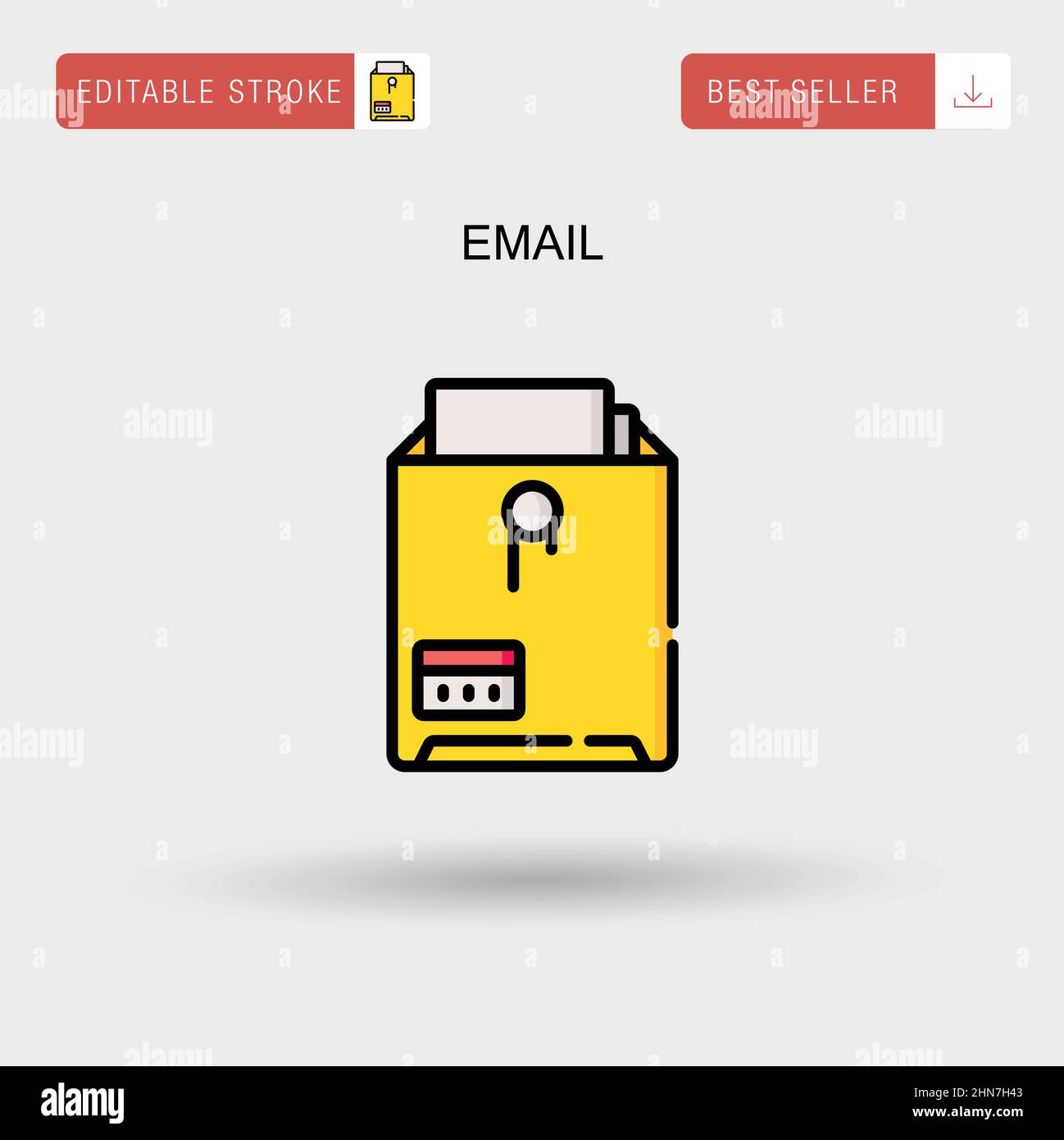 Email Simple vector icon Stock Vector Image & Art - Alamy