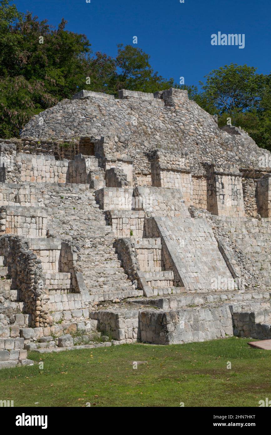 Temple of the North, Edzna Archaeological Zone, Campeche State, Mexico ...
