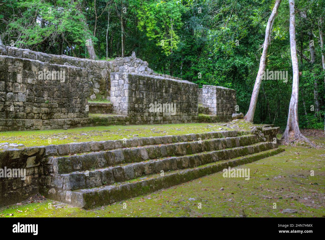 Structure IV-B, Balamku Archaeological Zone, Mayan Ruins, Campeche ...