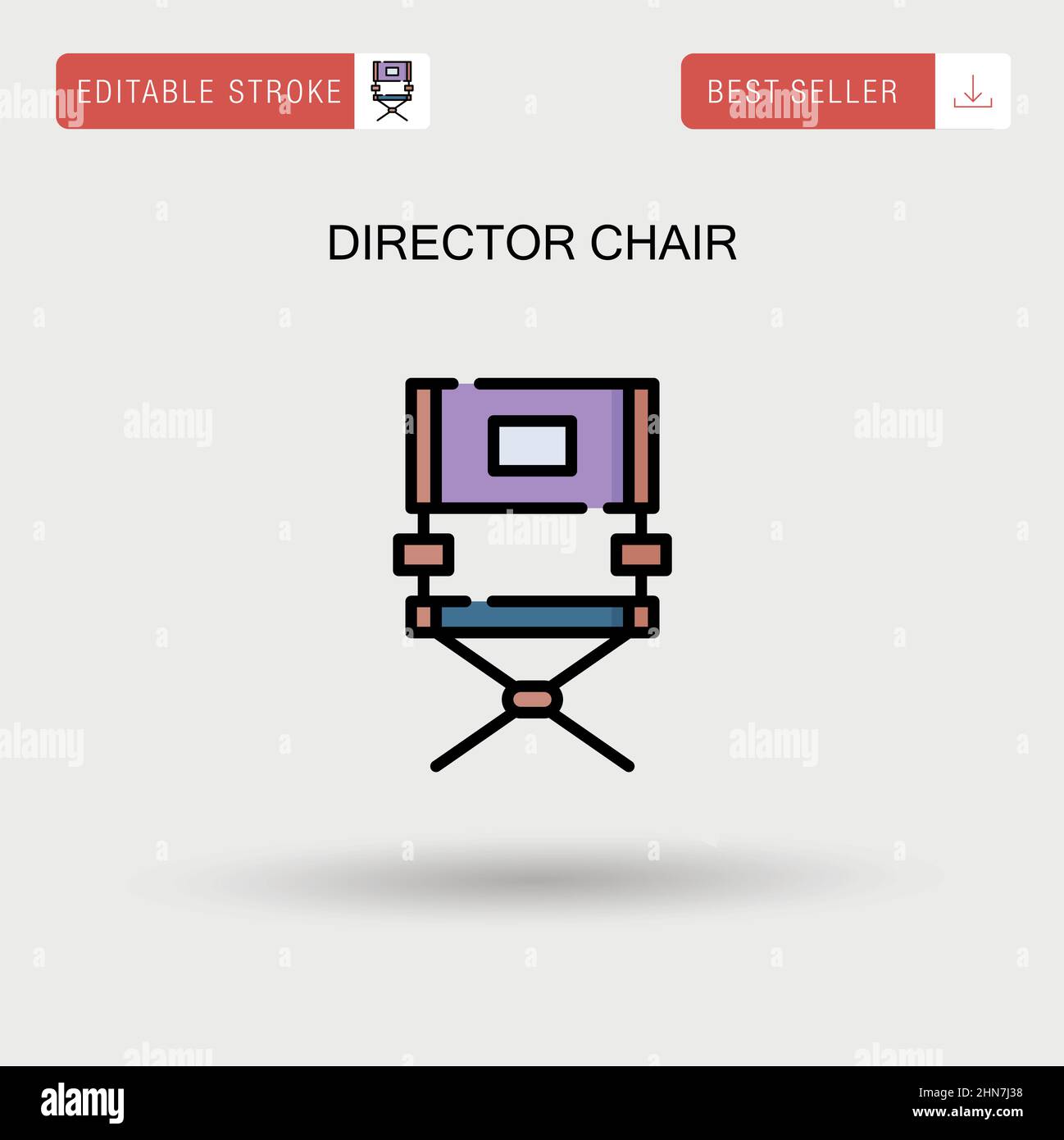 Director chair Stock Vector Images - Alamy