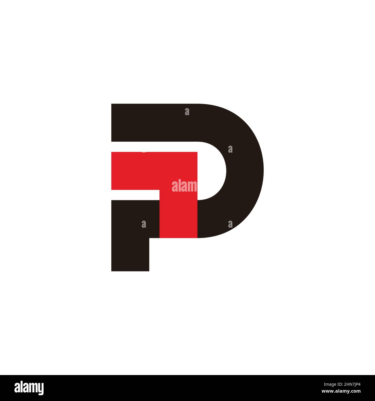 letter p arrow up simple colorful logo vector Stock Vector Image & Art ...