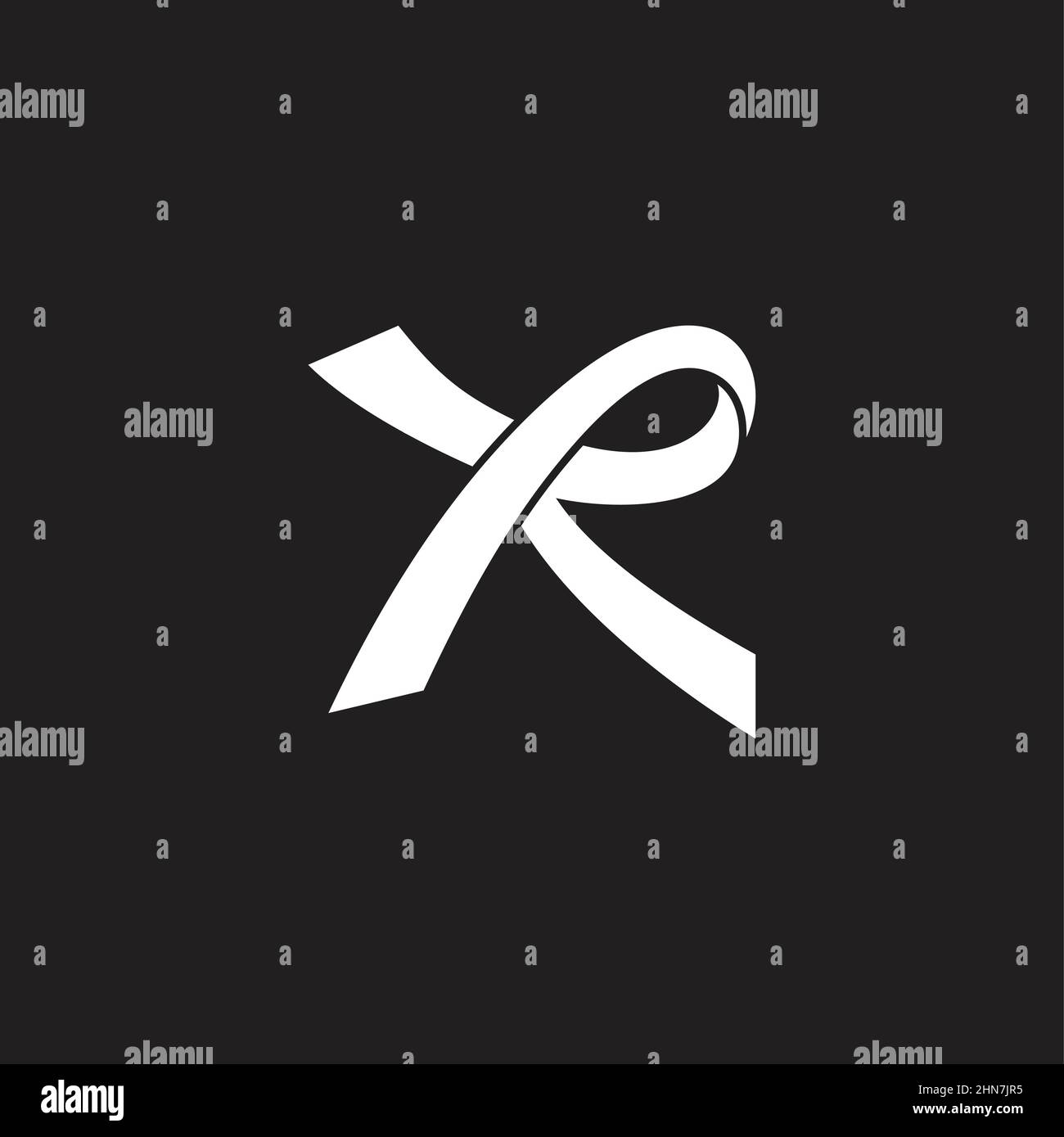 R is for ribbon Stock Vector Images - Alamy