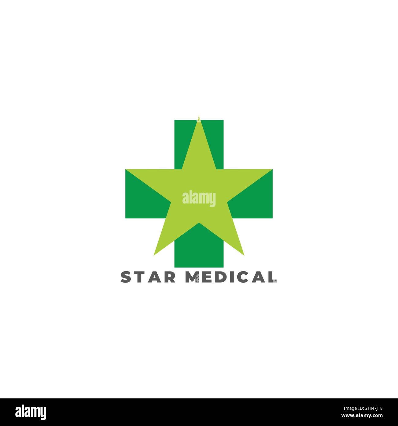 star colorful medical geometric symbol logo vector Stock Vector Image ...