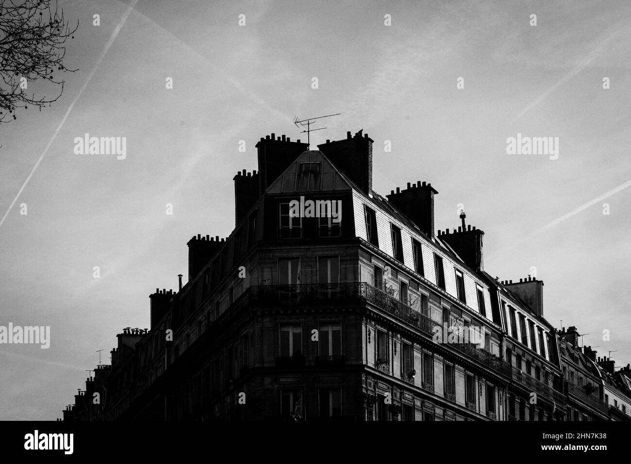 Famous french building Black and White Stock Photos & Images - Alamy