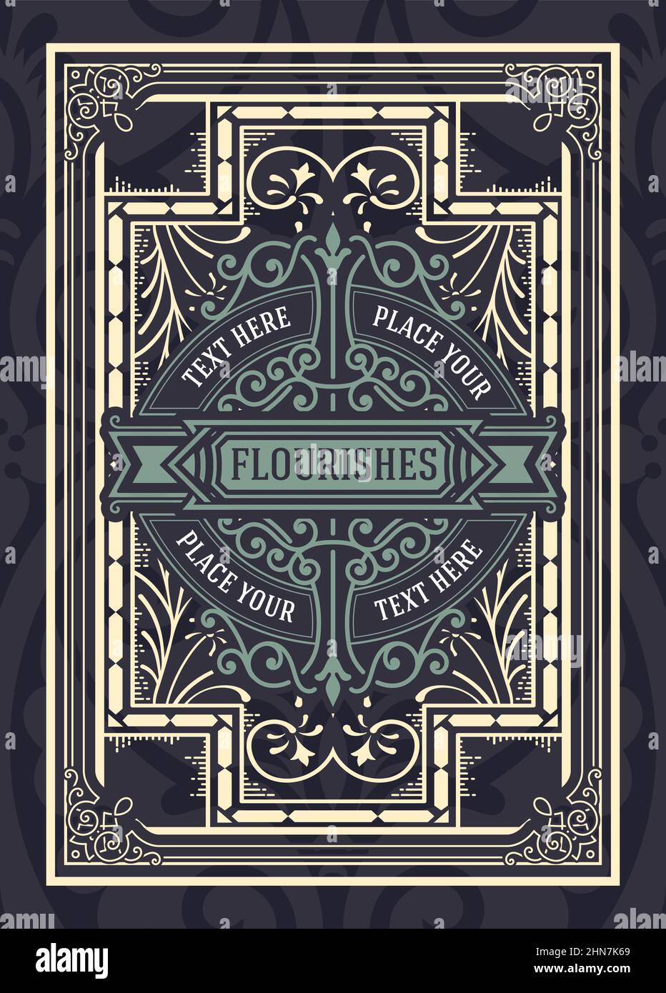 Western card with vintage style Stock Vector Image & Art - Alamy