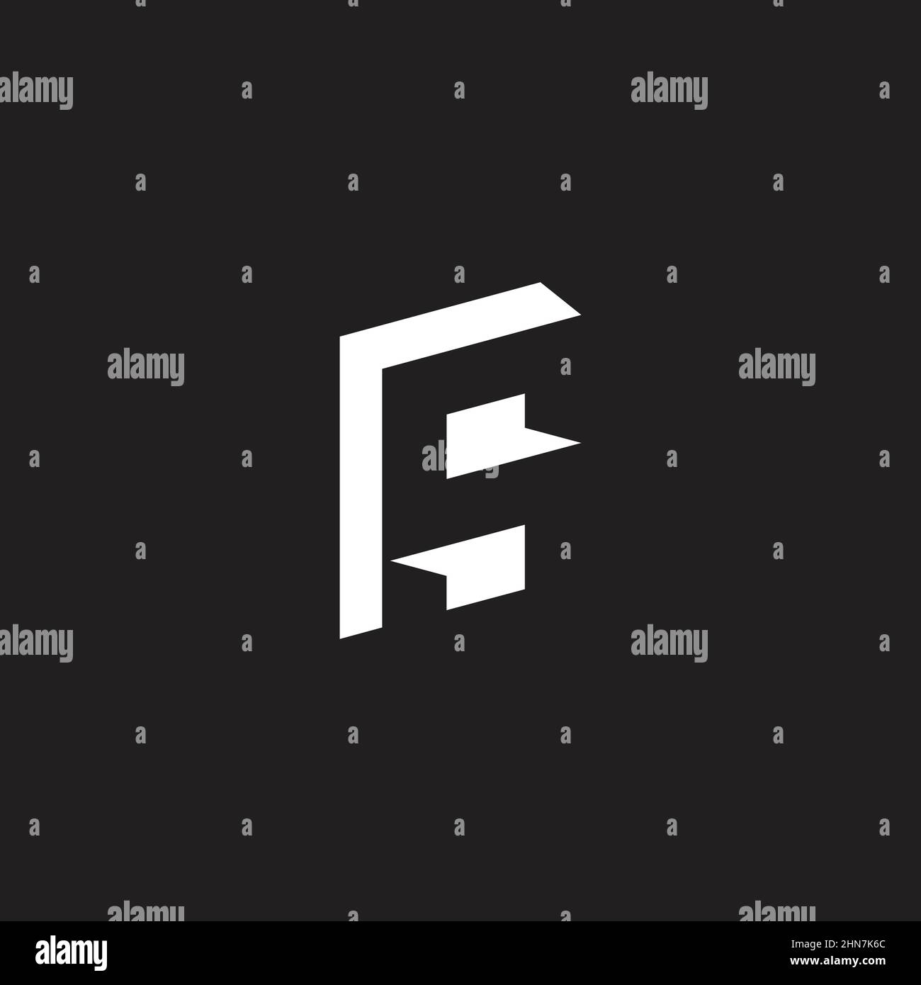 S negative space vector vectors hi-res stock photography and images - Alamy