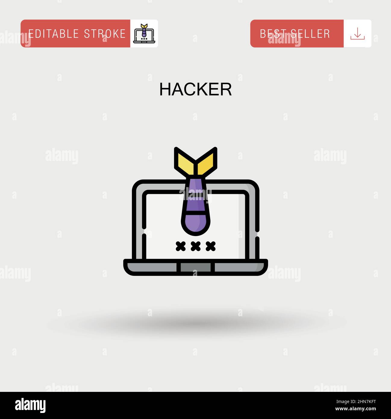 Hacker Simple vector icon Stock Vector Image & Art - Alamy