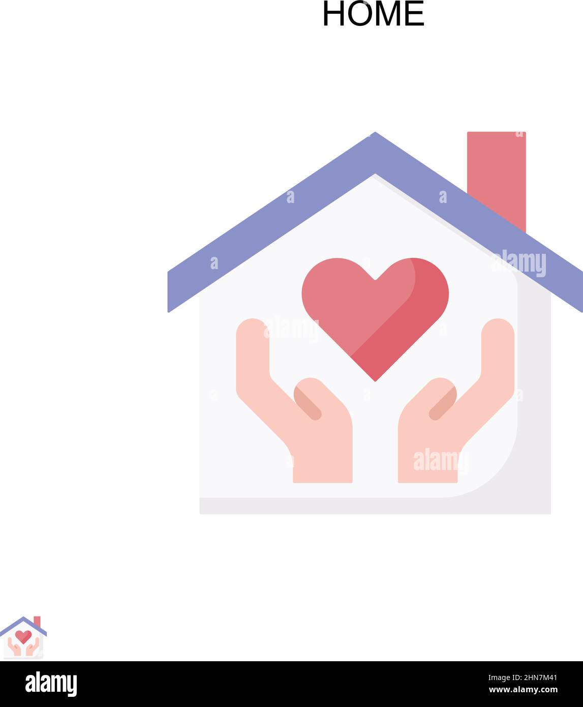 Home Simple vector icon. Illustration symbol design template for web ...