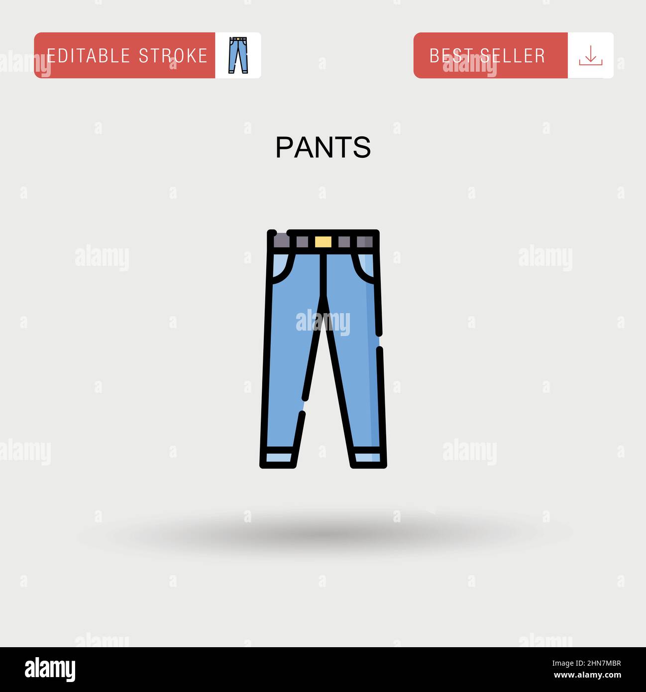 Pants Simple vector icon Stock Vector Image & Art - Alamy
