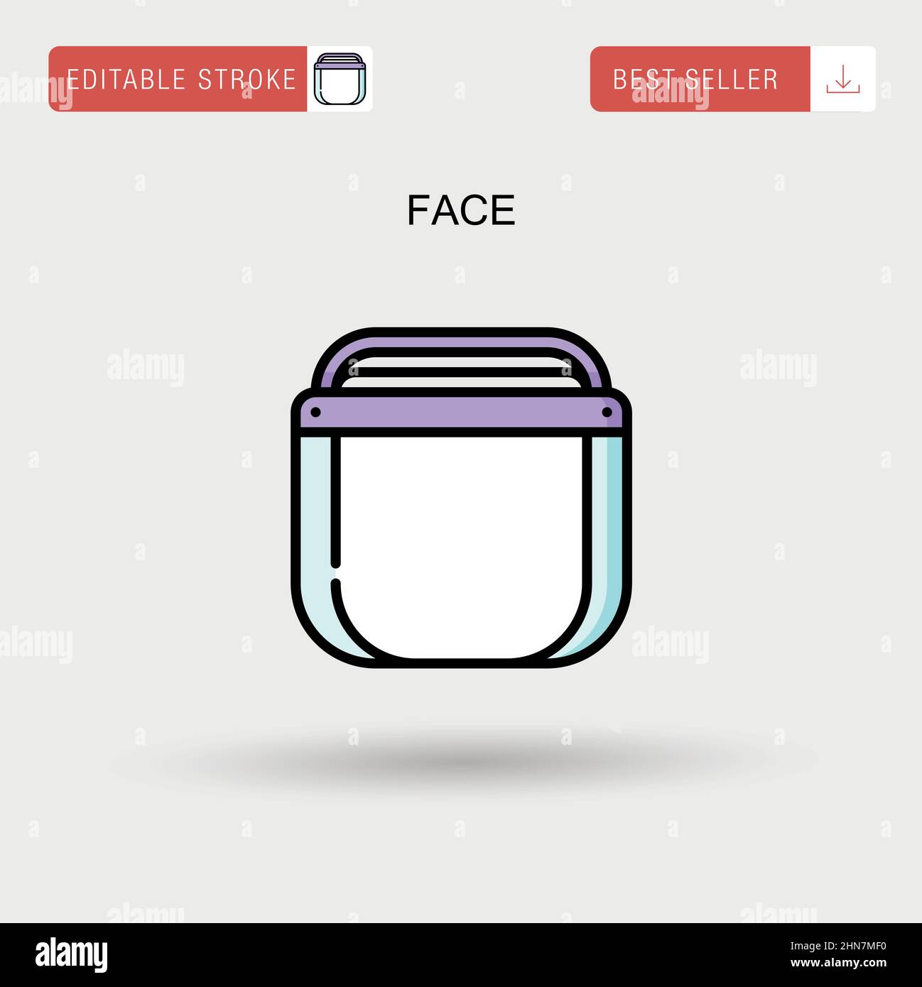 Face Simple vector icon Stock Vector Image & Art - Alamy