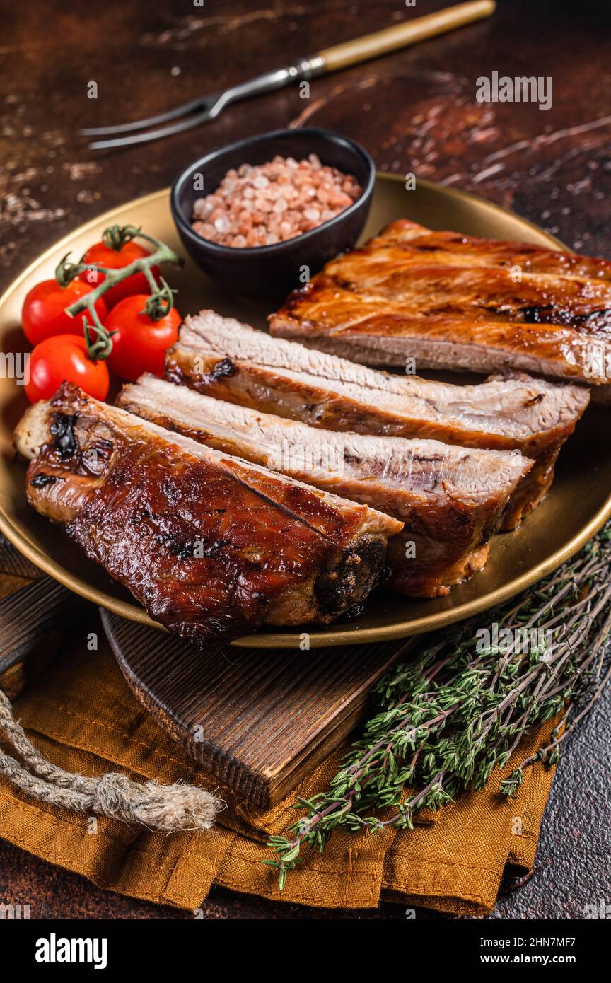 American steakhouse plate hi-res stock photography and images - Alamy