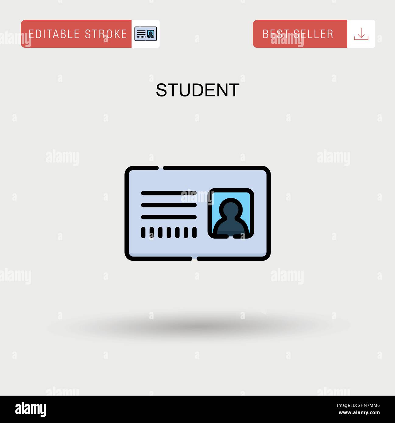 Student Simple vector icon Stock Vector Image & Art - Alamy
