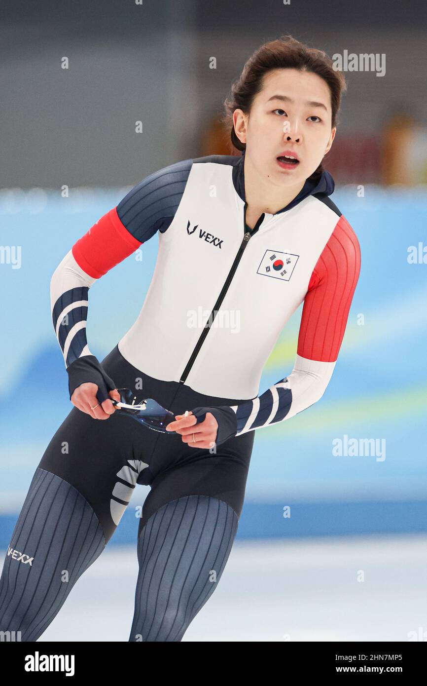 Beijing, China. 13th Feb, 2022. Minsun Kim (KOR) Speed Skating : Women ...
