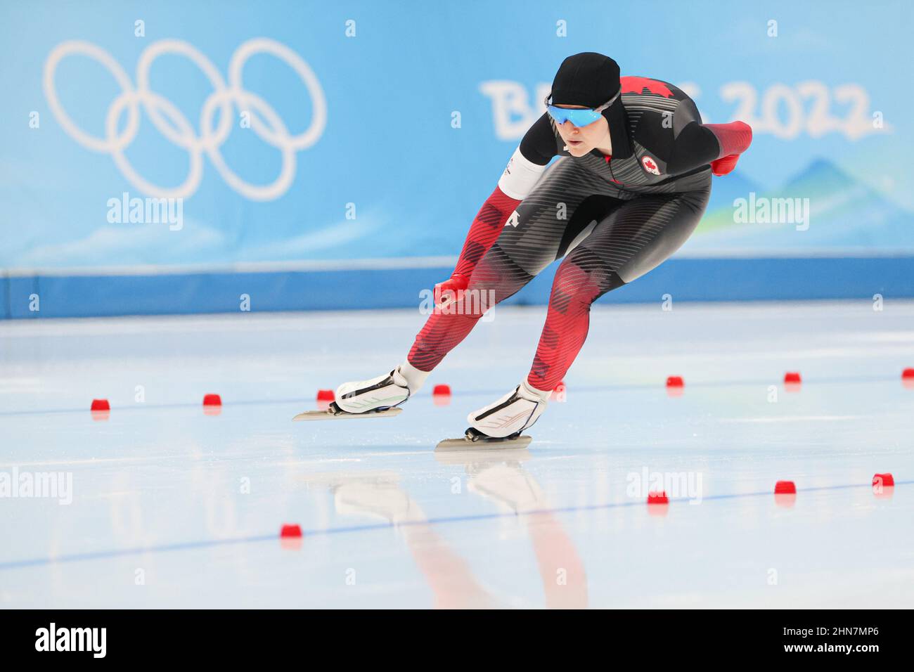 Beijing, China. 13th Feb, 2022. Heather McLean (CAN) Speed Skating ...
