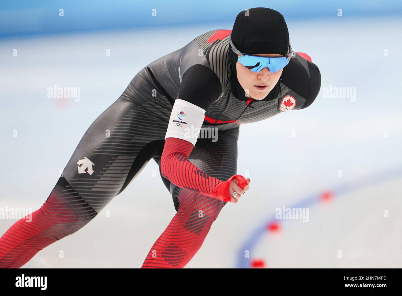 Beijing, China. 13th Feb, 2022. Heather McLean (CAN) Speed Skating ...