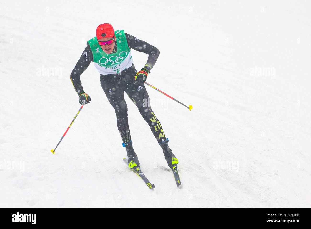 Zhangjiakou, Hebei, China. 13th Feb, 2022. Friedrich Moch (GER) Cross ...