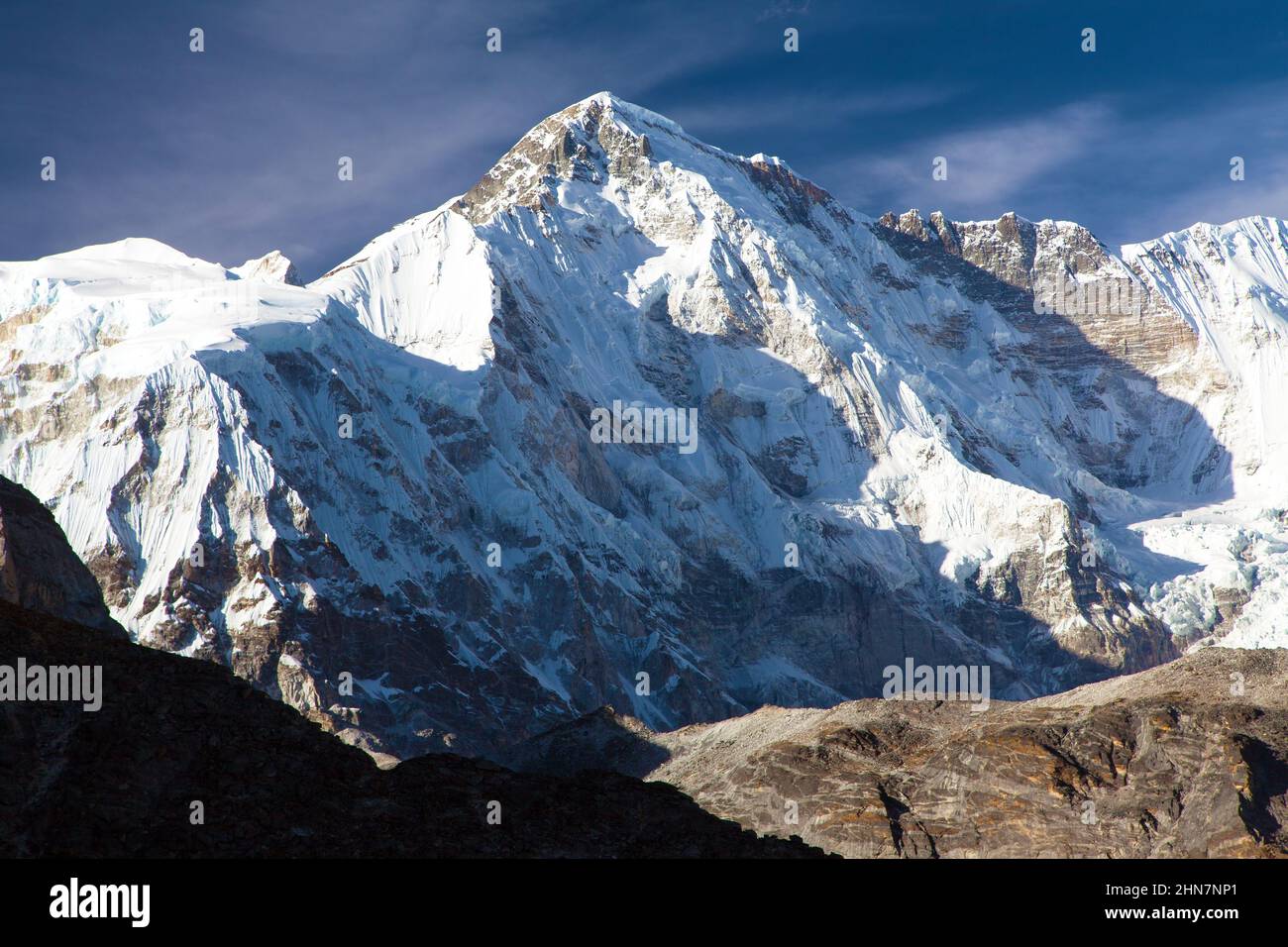 Mount Cho Oyu - way to Mt Cho Oyu base camp - Everest area, Sagarmatha ...
