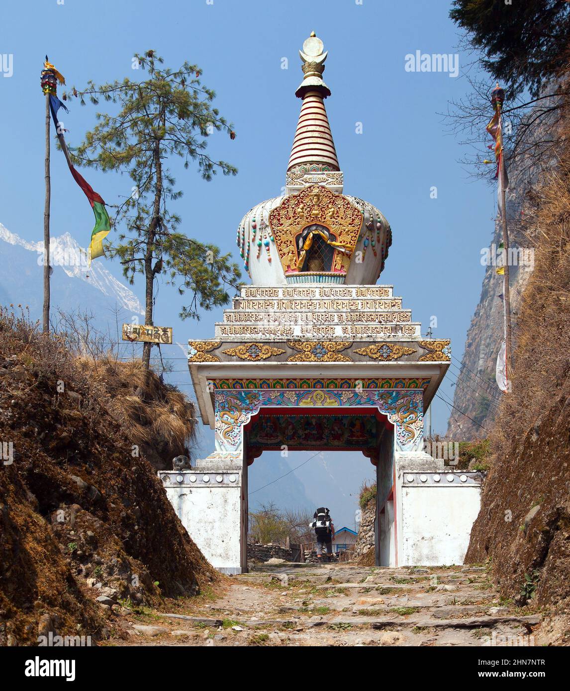 Tibetan stupa gate hi-res stock photography and images - Alamy