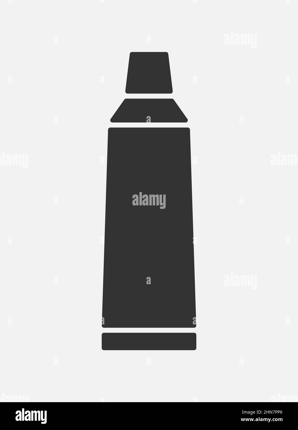 Toothpaste vector black icon Dental hygiene sign Stock Vector Image ...