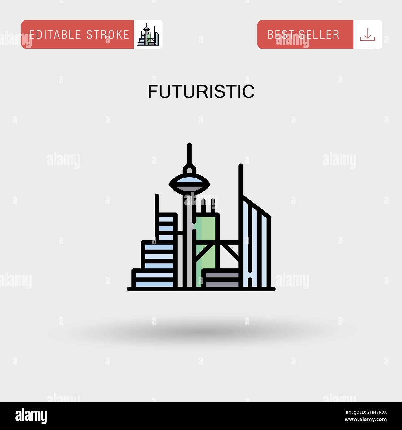 Futuristic icon hi-res stock photography and images - Alamy