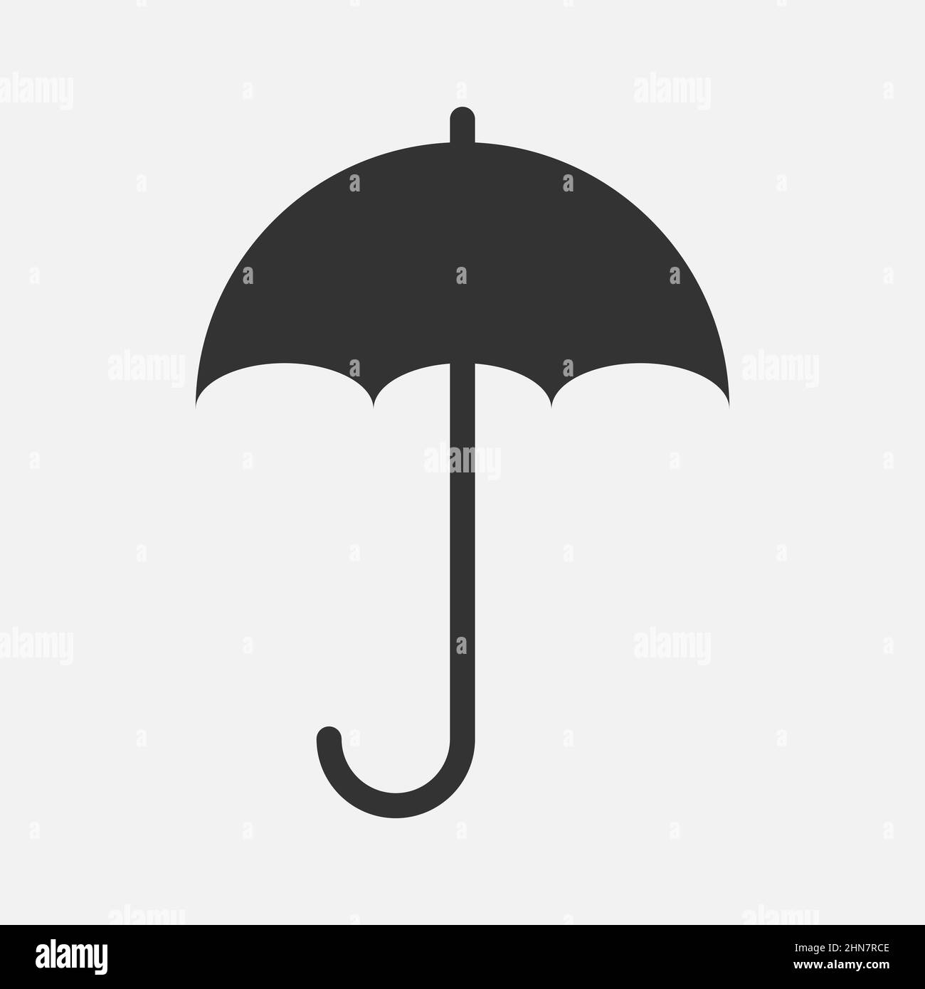 Umbrella vector icon isolated on white background Stock Vector Image ...