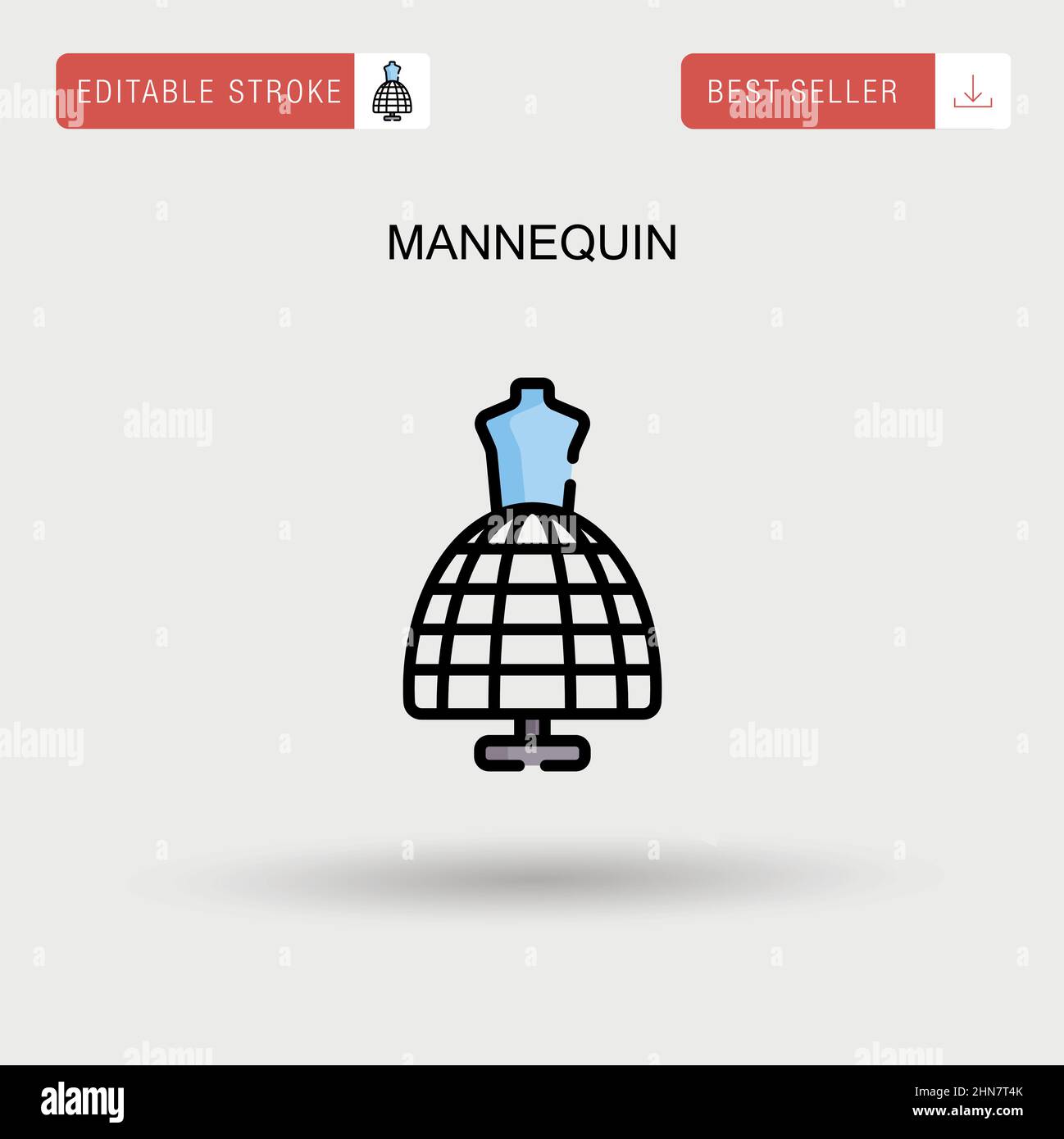 Mannequin Simple vector icon Stock Vector Image & Art - Alamy