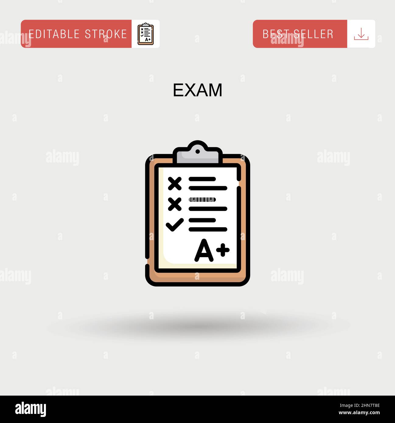 Pass examination Stock Vector Images - Alamy