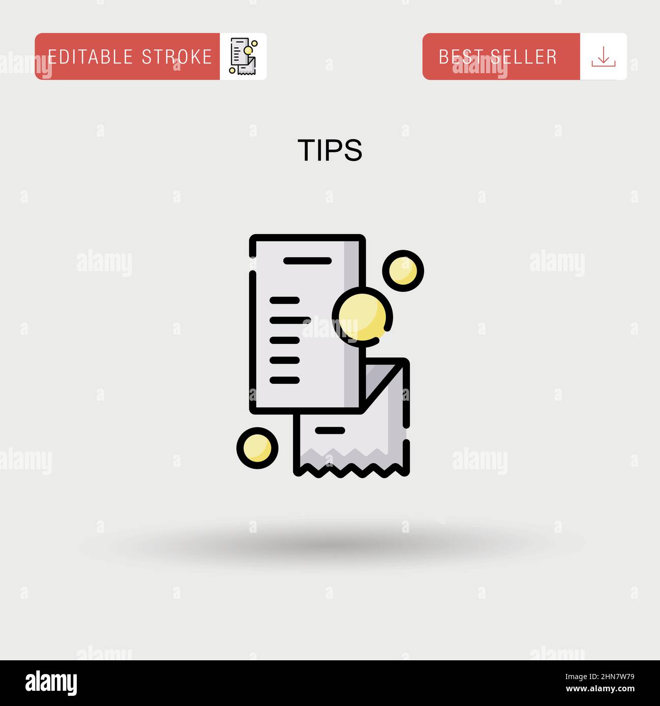 Tips Simple vector icon Stock Vector Image & Art - Alamy