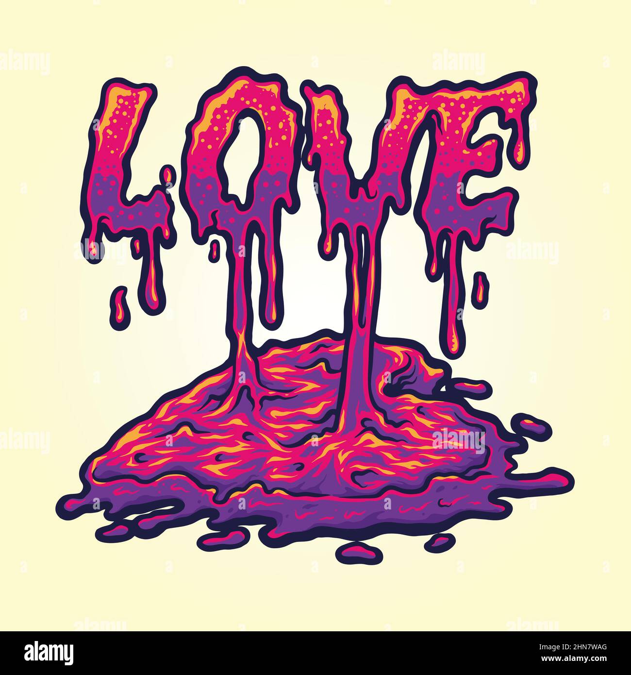 Love Melting Heart Valentine Vector illustrations for your work Logo ...