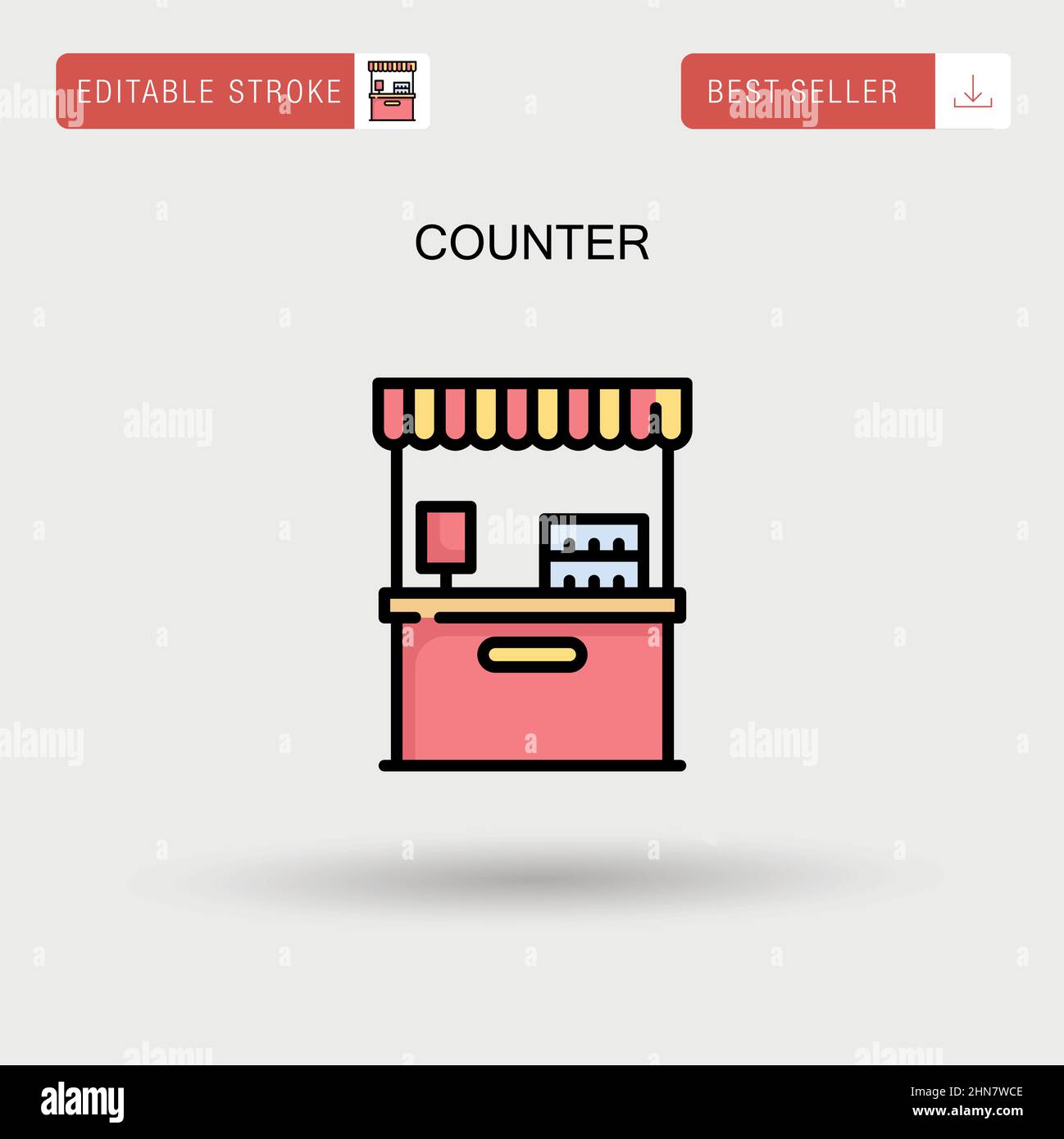 Counter design Stock Vector Images - Alamy