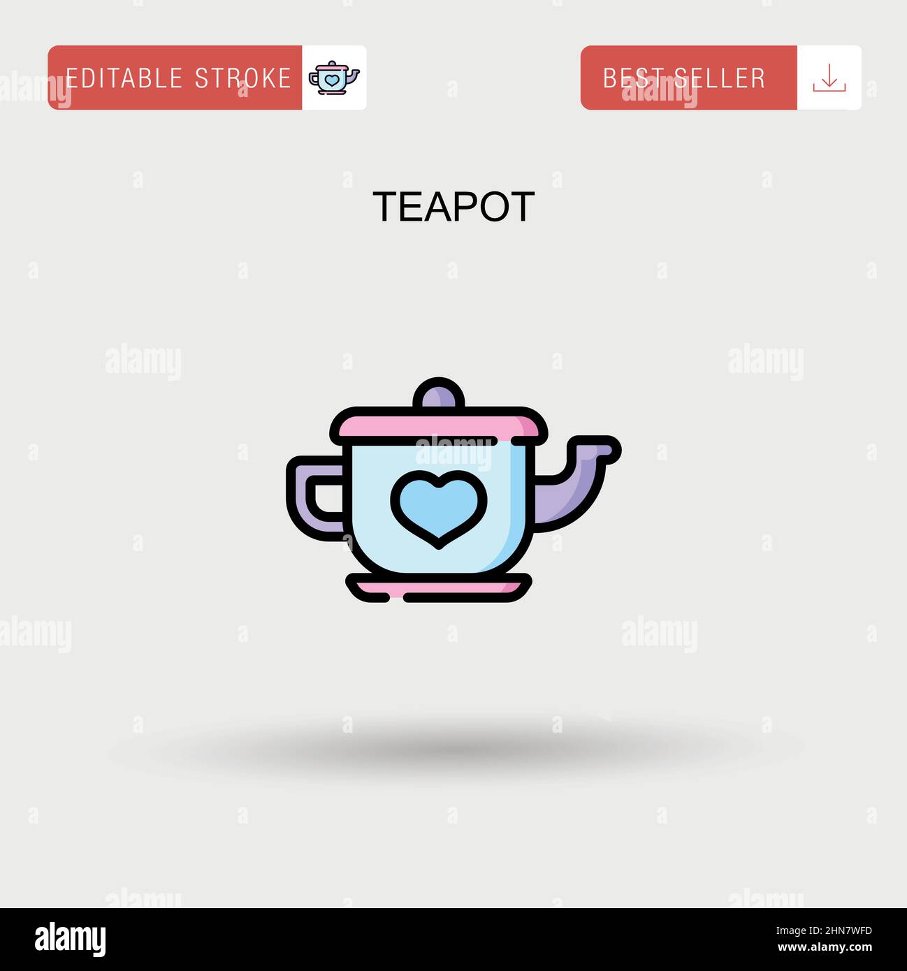 Japanese porcelain teapot Stock Vector Images - Alamy