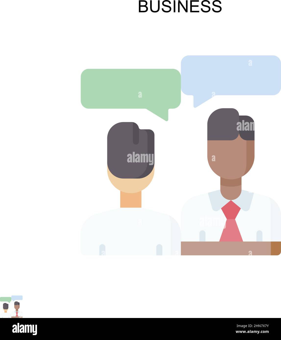 Business Simple vector icon. Illustration symbol design template for ...