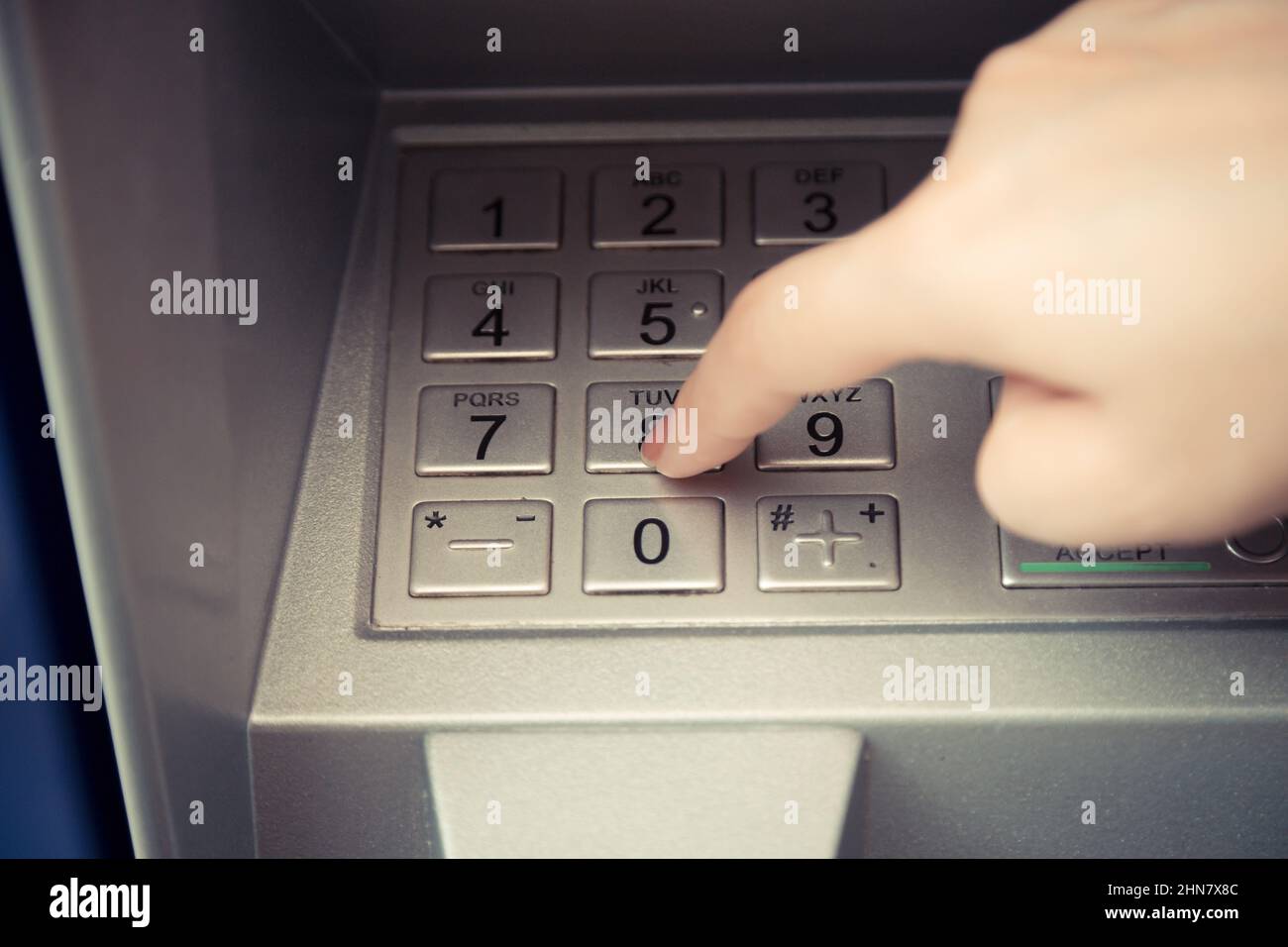 Hand entering computer code hi-res stock photography and images - Alamy
