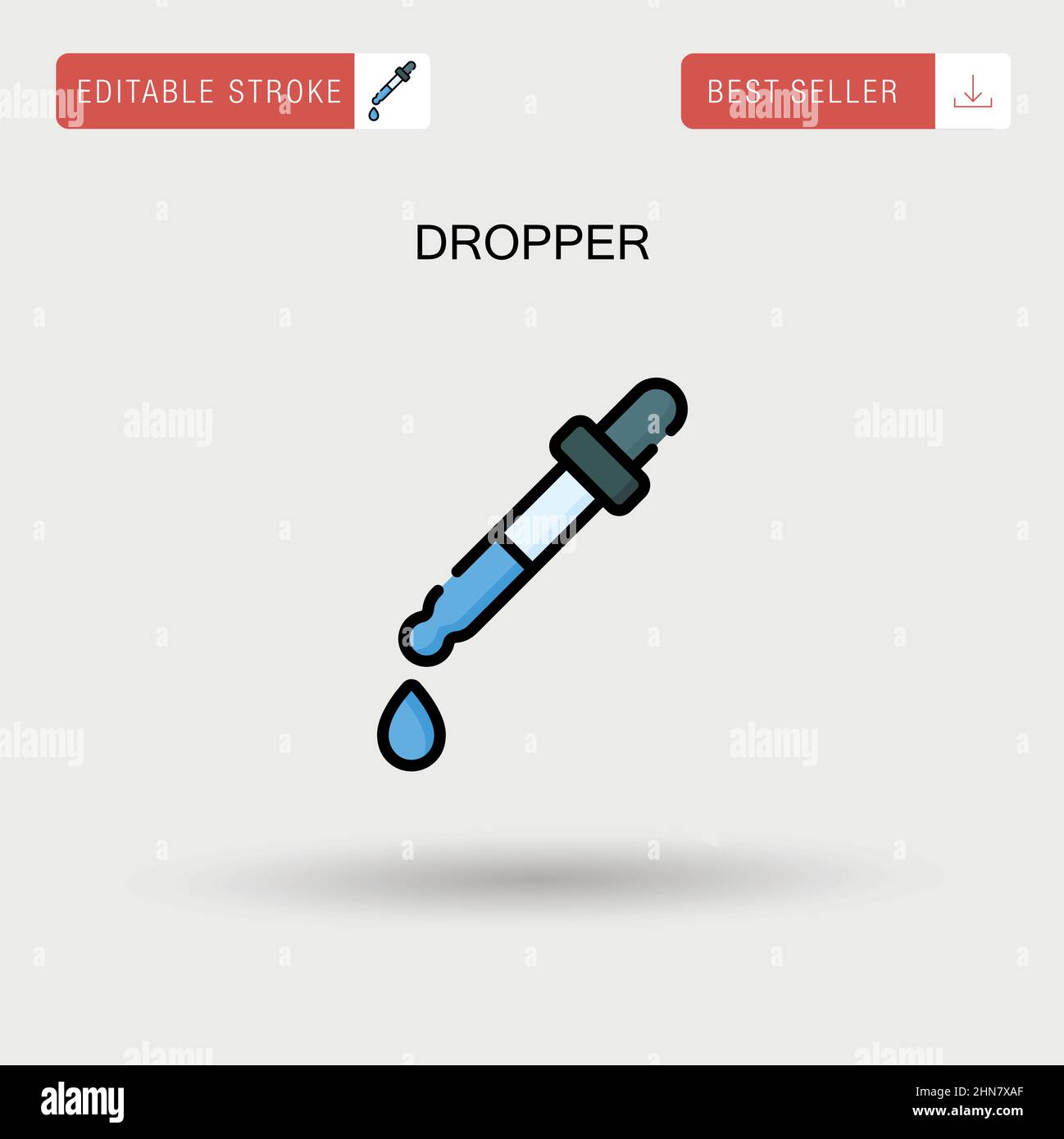 Serum dropper Stock Vector Images - Alamy
