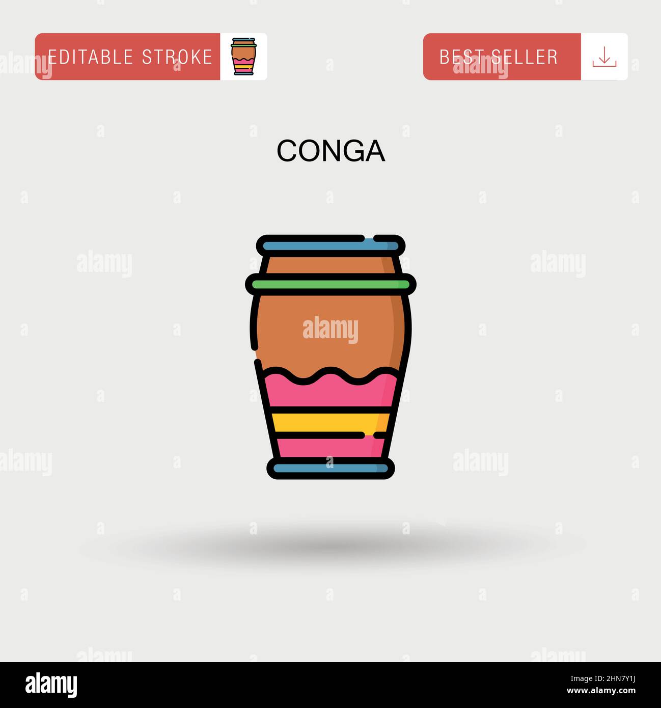 Traditional percussion art vector vectors Stock Vector Images - Alamy