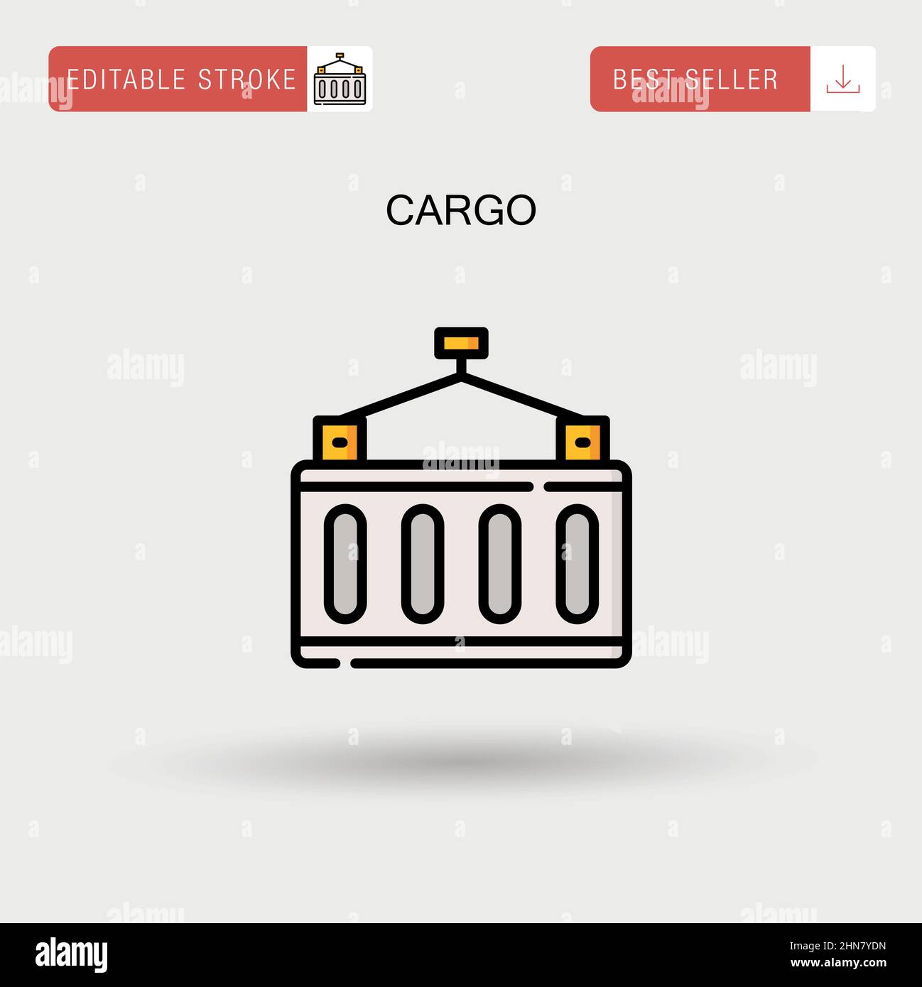 Cargo Simple vector icon Stock Vector Image & Art - Alamy