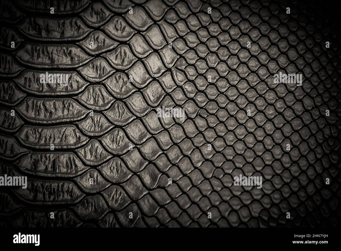 Black snake skin pattern texture background Stock Photo - Alamy